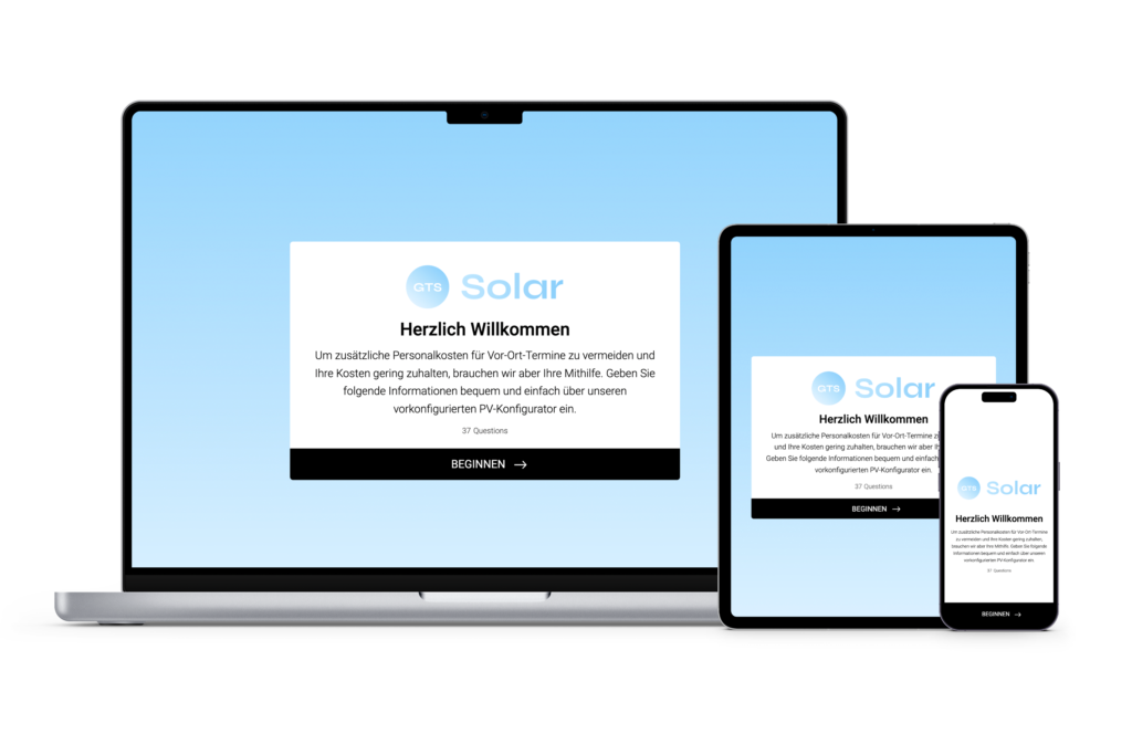 Individuelle PV-Anlagen-Planung leicht gemacht | GTS Solar